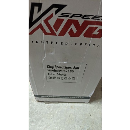 Jual Velg King Speed Vario 125 / 150 KingSpeed Aluminium CNC | Shopee ...