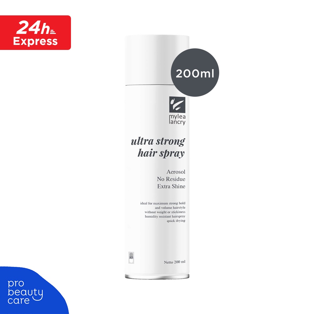 Jual Mylea Lancry – Ultra Strong Hair Spray (200 ml) | Shopee Indonesia