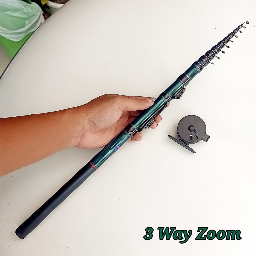 Jual Tegek Custom Ruas Pendek 3 way Zoom 240/210/180cm | Shopee Indonesia