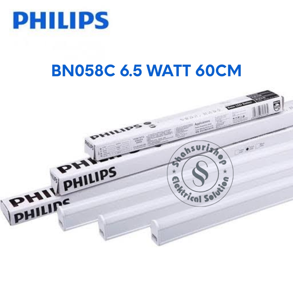 Jual PHILIPS T5 BN058C LAMPU LED BATTEN TRUNKABLE 6.5 WATT 60CM | Shopee Indonesia
