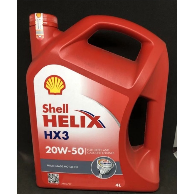 Jual Shell Helix hx3 20W-50 4Liter | Shopee Indonesia