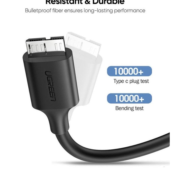 Jual UGREEN Kabel data HDD Harddisk External USB-C - US312 | Shopee ...