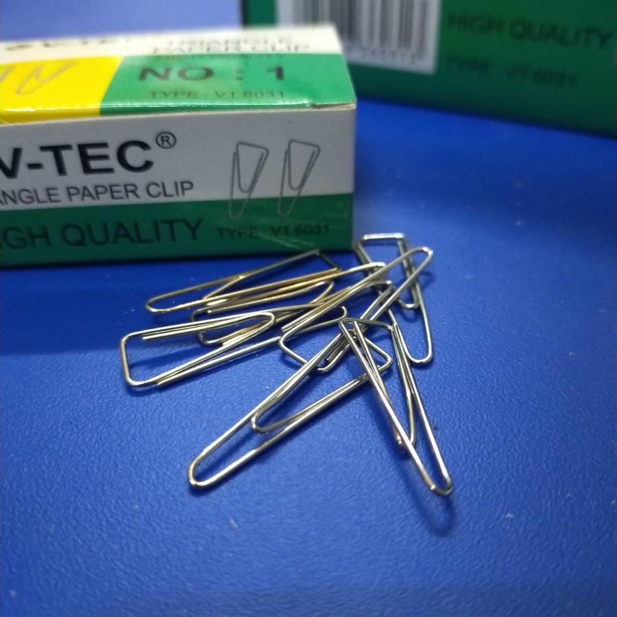 Jual Paper Clip V-Tec 1 Box isi 10 kotak | Shopee Indonesia