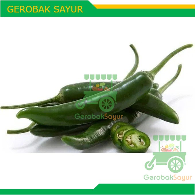 Jual Cabe Ijo Besar 250 g / Cabai Hijau Besar 250 g | Shopee Indonesia