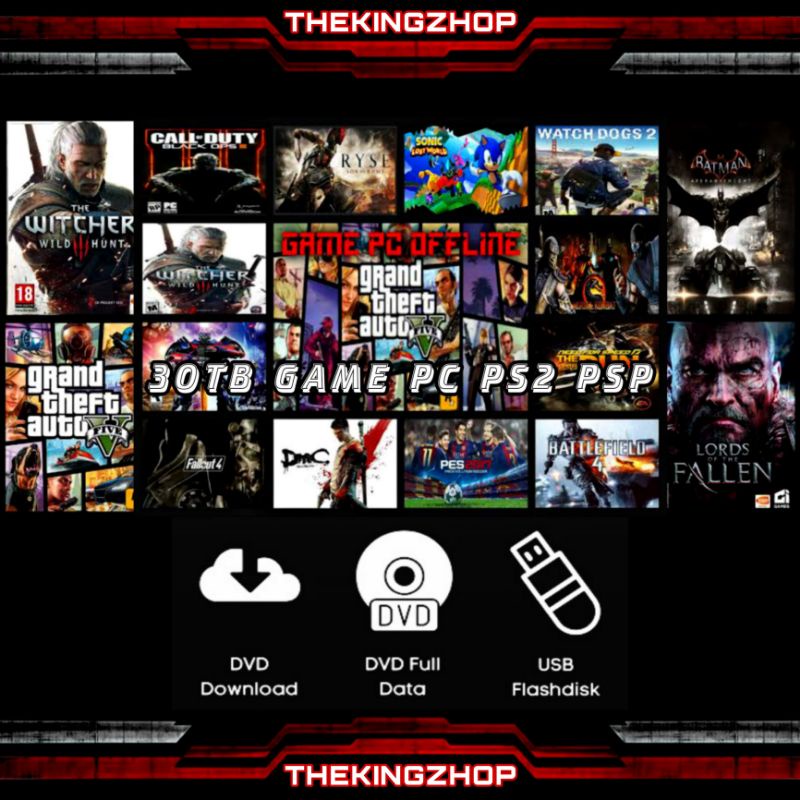 Jual Database Games PC PS2 PSP 30 TB Termurah | Shopee Indonesia