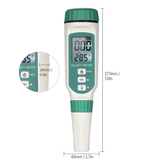 Jual Smart Sensor Ar8012 Digital Salinometer Salinity Tester Kadar ...