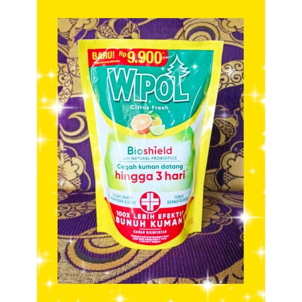 Jual WIPOL Citrus Fresh Bioshield 450 ml | Shopee Indonesia