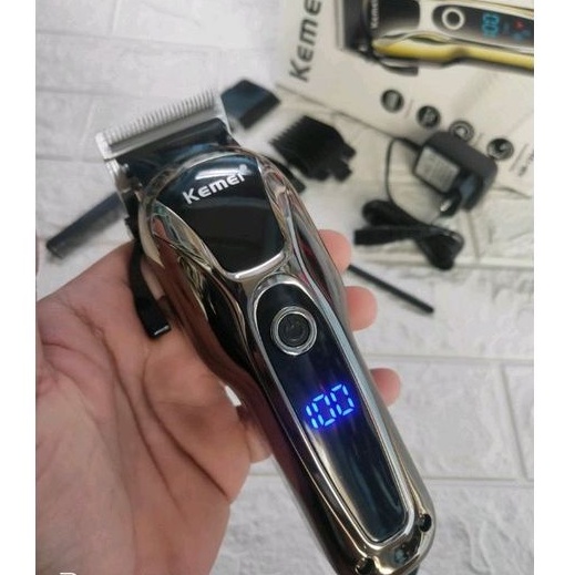 Jual Mesin Cukur Rambut Kemei Original Km-1990 Recharger Bergaransi ...