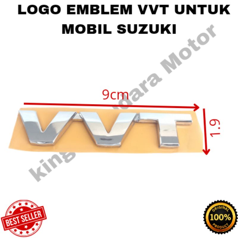 Jual Emblem Logo VVT Mobil Suzuki VVT ERTIGA SWIFT APV Original Best ...
