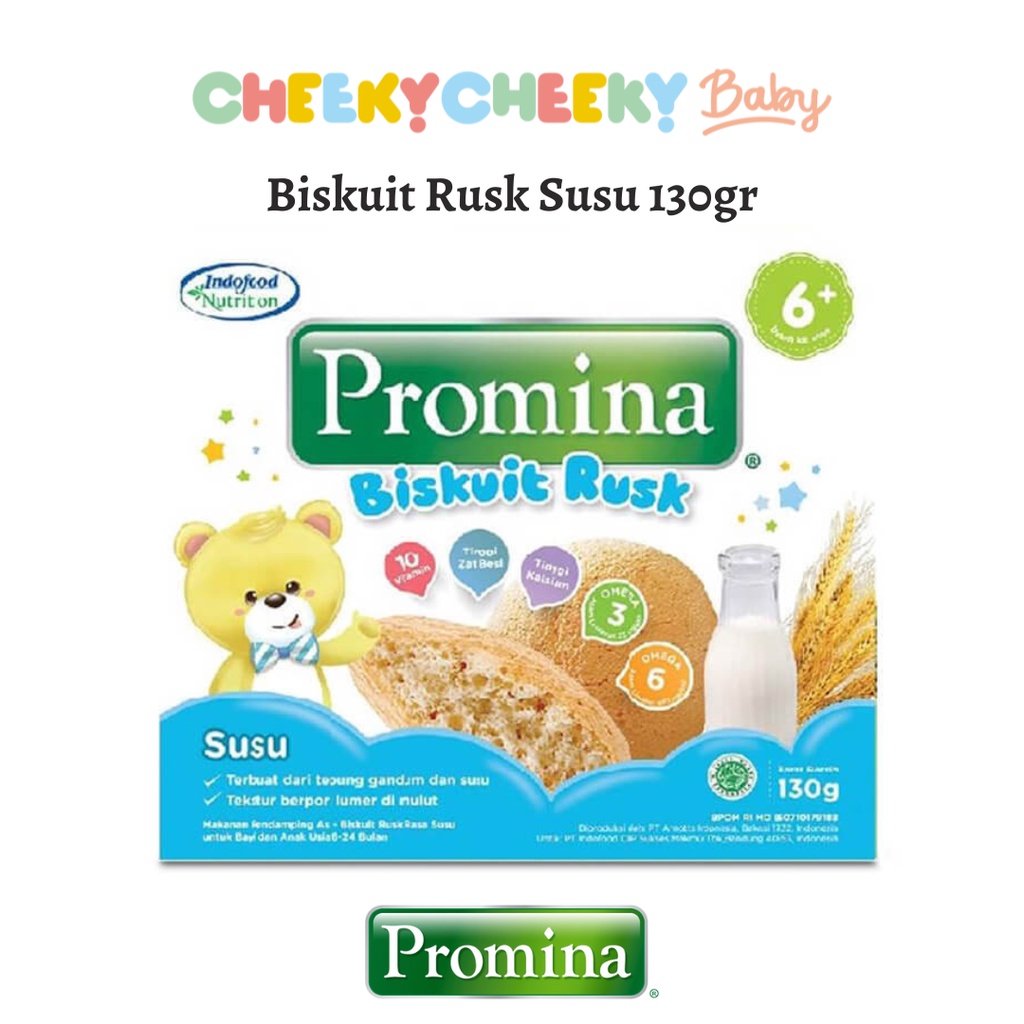 Jual Promina Rusk Susu 130 gr / Biskuit Susu Bayi | Shopee Indonesia