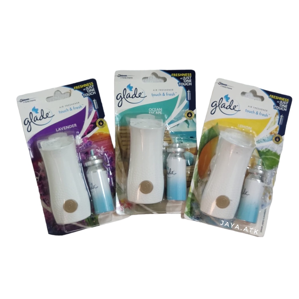 Jual PENGHARUM RUANGAN MINI GLADE TOUCH N FRESH SET SEMPROT SPRAY ...