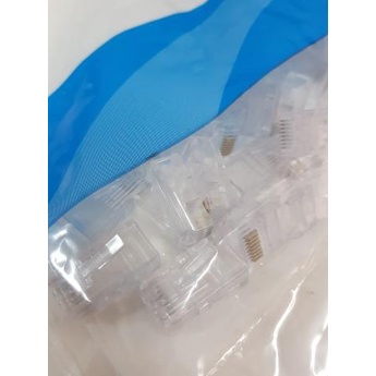 Jual ORIGINAL Konektor AMP Rj45 Cat5e 50pcs / Connector AMP RJ 45 ...