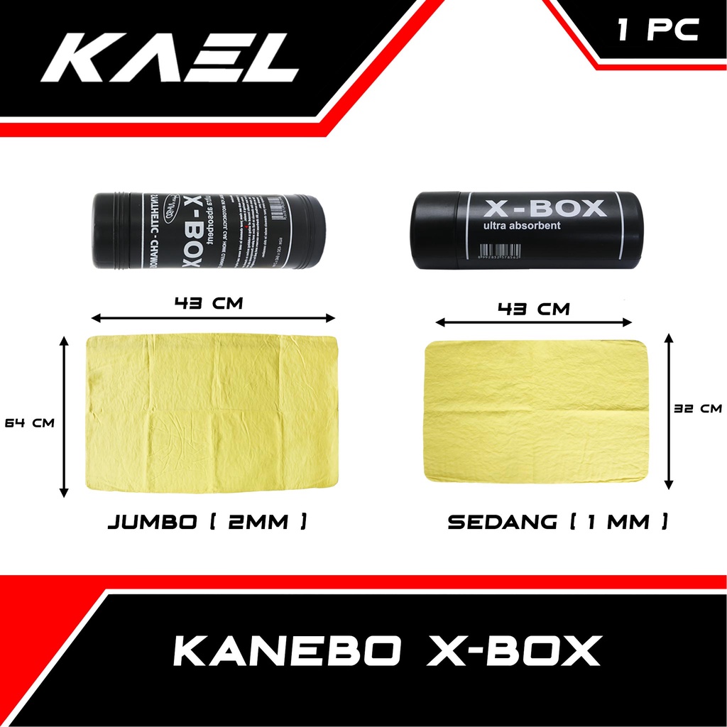Jual Lap Kanebo X-BOX High Quality Sedang-Jumbo Dengan Tabung Daya ...