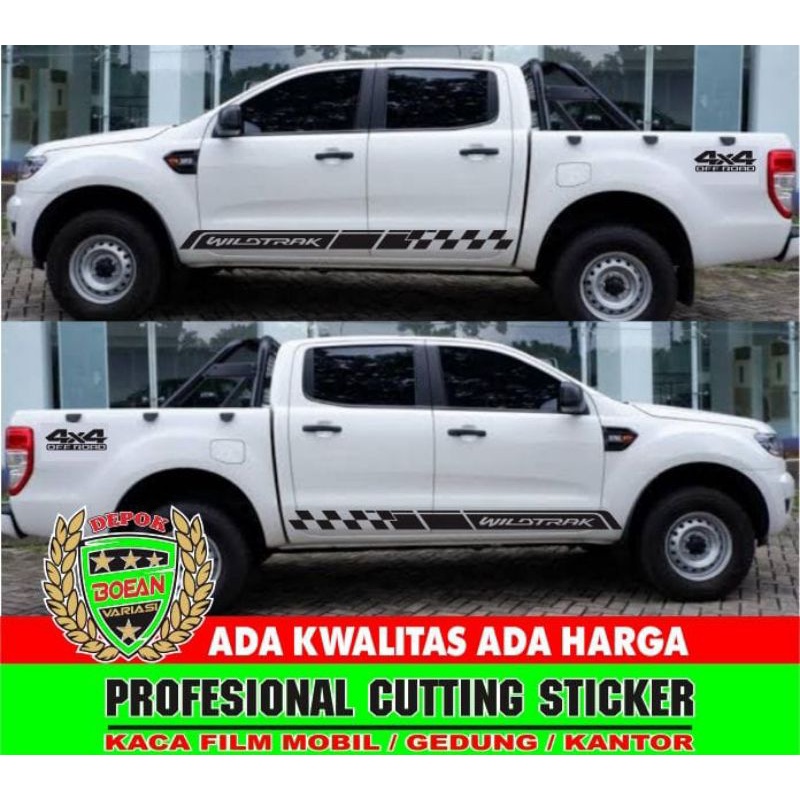 Jual Cutting sticker lis body wildtrak ranger navara strada hilux ...