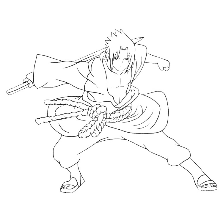 Jual Gambar Sketsa Mewarnai / Naruto / Part 1 / Gambar Sketsa / Gambar ...