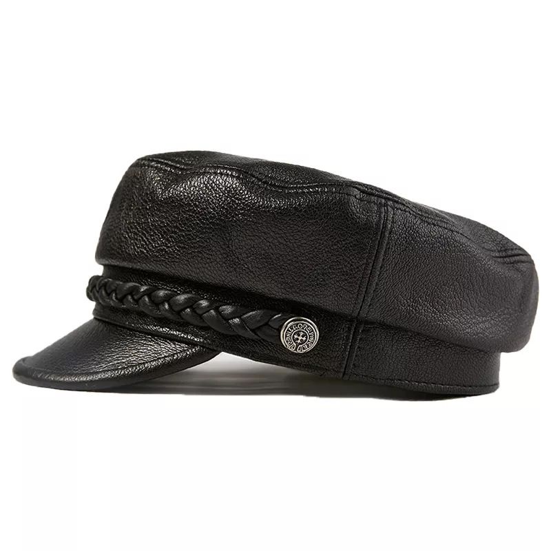 Jual topi kulit pria 100% original dari kulit domba Garut kualitas ...