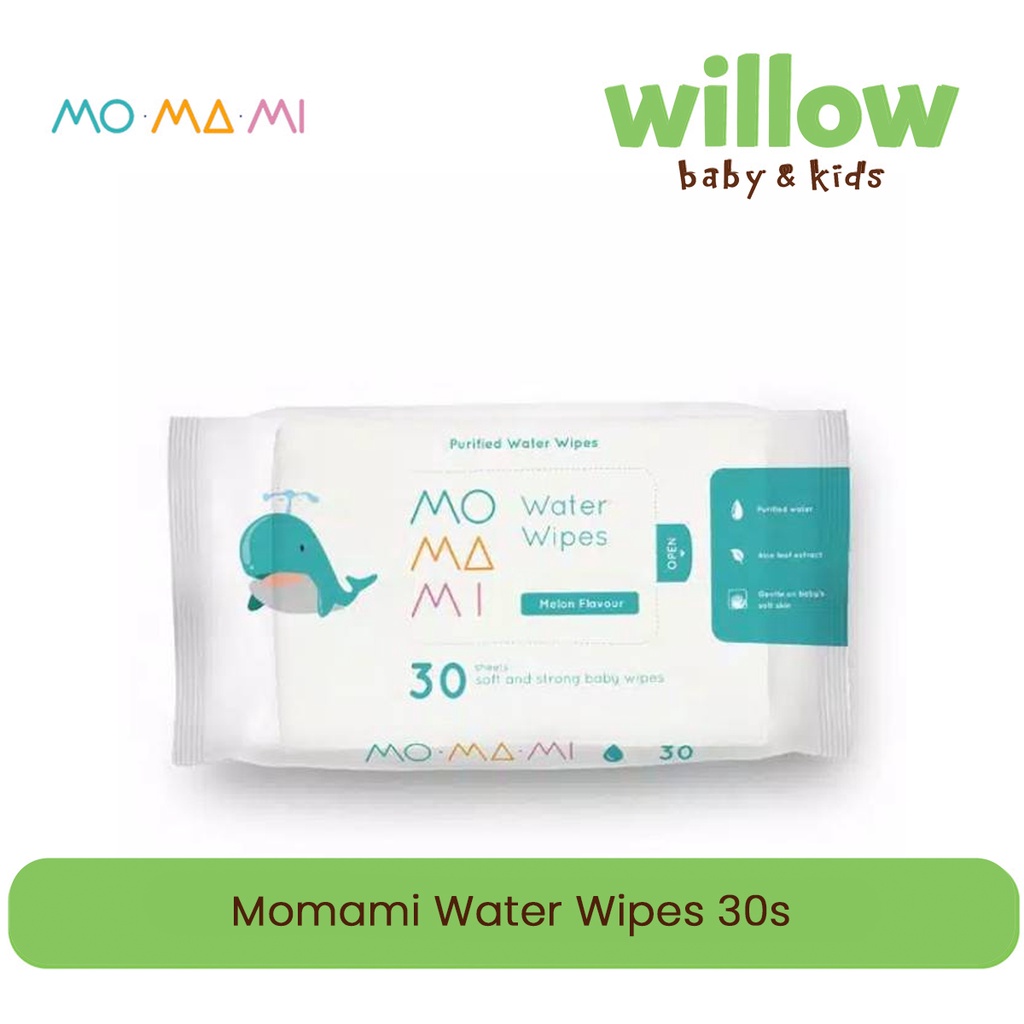 Jual Tisu Basah - MOMAMI Water Wipes 30s | Shopee Indonesia