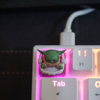Jual Artisan Keycaps/ Baby Yoda keycap mandalorian starwars | Shopee ...