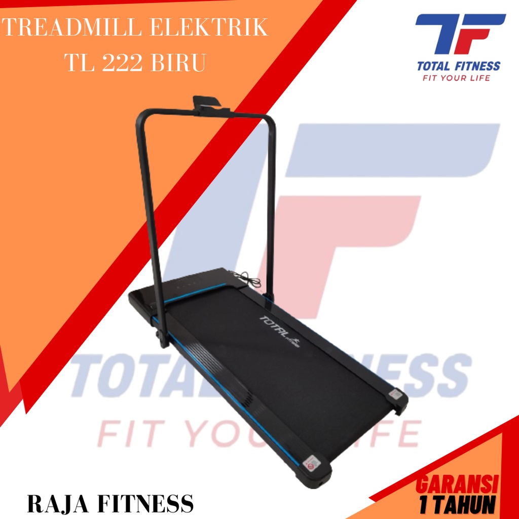 Jual Treadmill elektrik 1.5 HP TL222 Merah Walking pad daya listrik ...