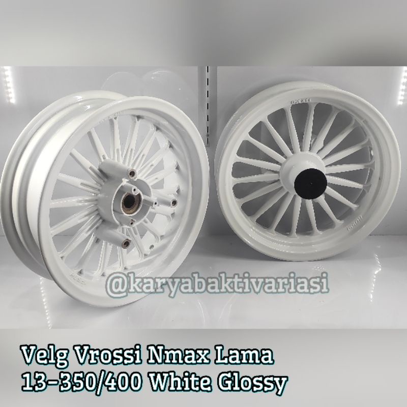 Jual Velg Vrossi Nmax Lama dan New 13-350/400 Black, Gold, White ...