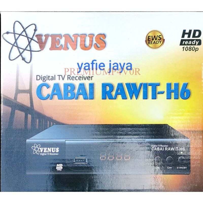 Jual set top box Venus cabai rawit H6 TV digital DVB-T2 body besi bisa ...
