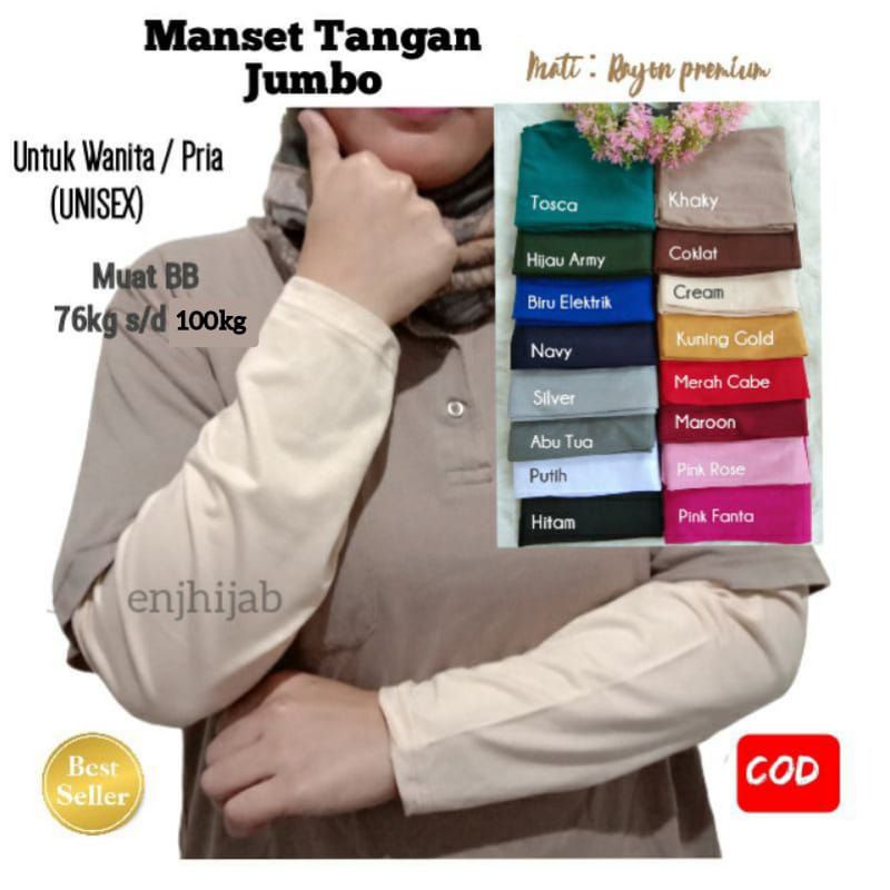 Jual BIG SIZE MANSET TANGAN JUMBO / MANSET LENGAN PANJANG PRIA DAN ...