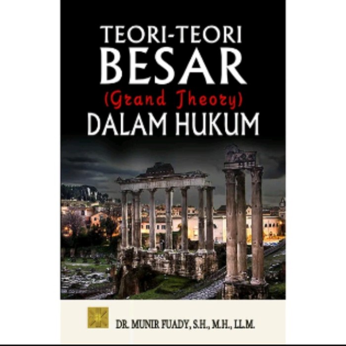 Jual TEORI TEORI BESAR GRAND THEORY DALAM HUKUM MUNIR FUADY BUKU ...