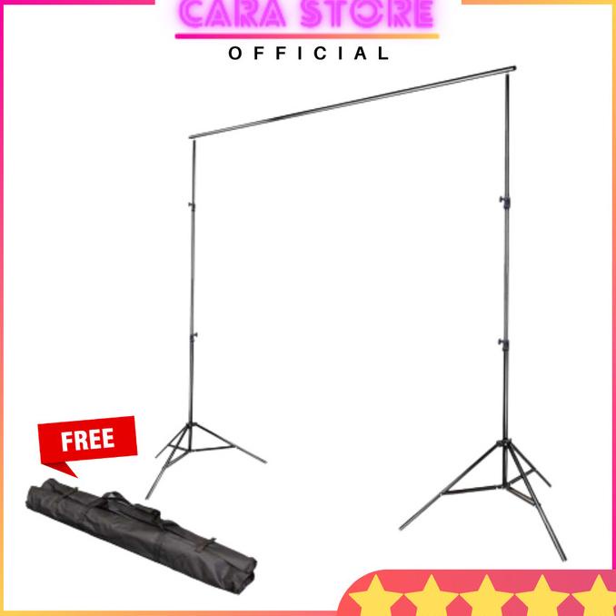 Jual Stand Tiang Background Bracket Backdrop Green Screen 190 X 300Cm ...