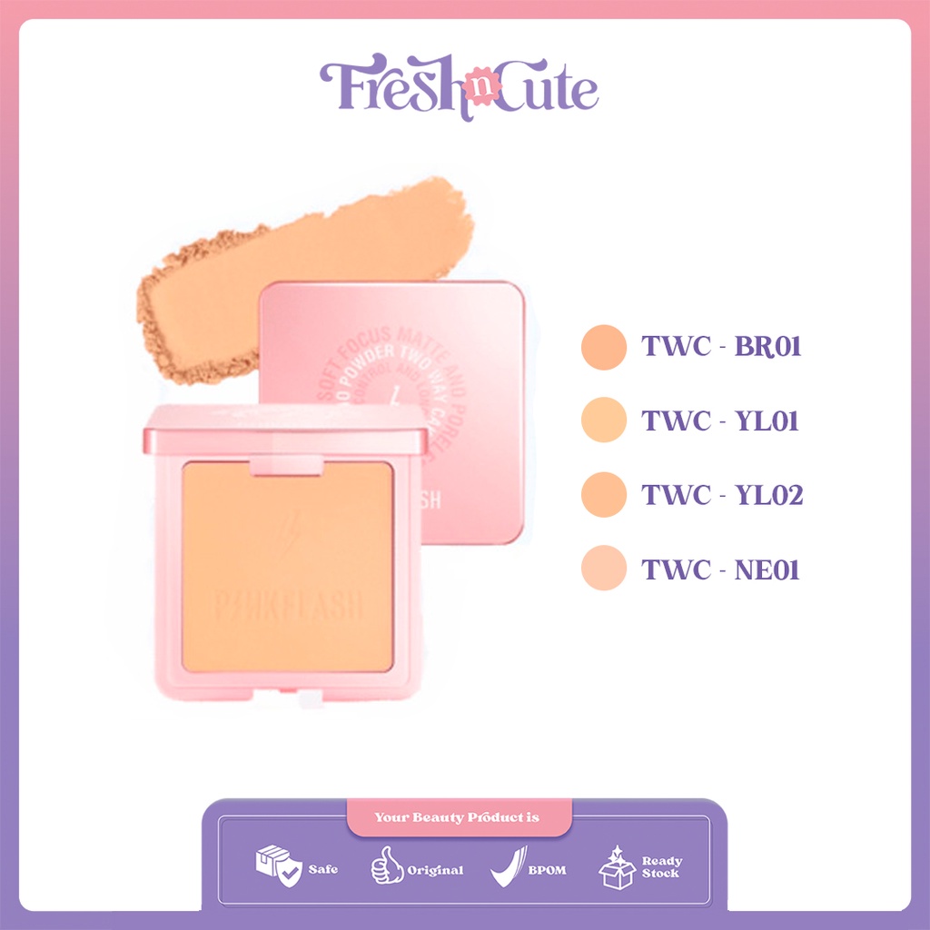 Jual PINKFLASH - Duo Effect Pressed Powder Two way Cake | Shopee Indonesia