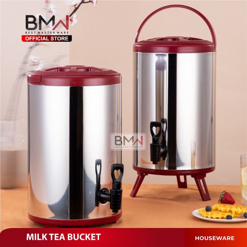Jual Milk Tea Jar Termos Jumbo Stainless Steel Thermos Tahan Panas dan ...