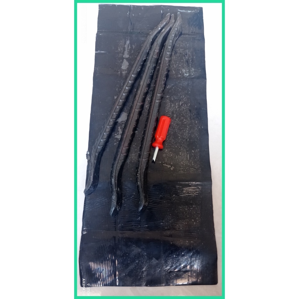 Jual Alat Tambal Ban Cukit Ban Motor Besi Ulir + Obeng Pembuka Pentil ...
