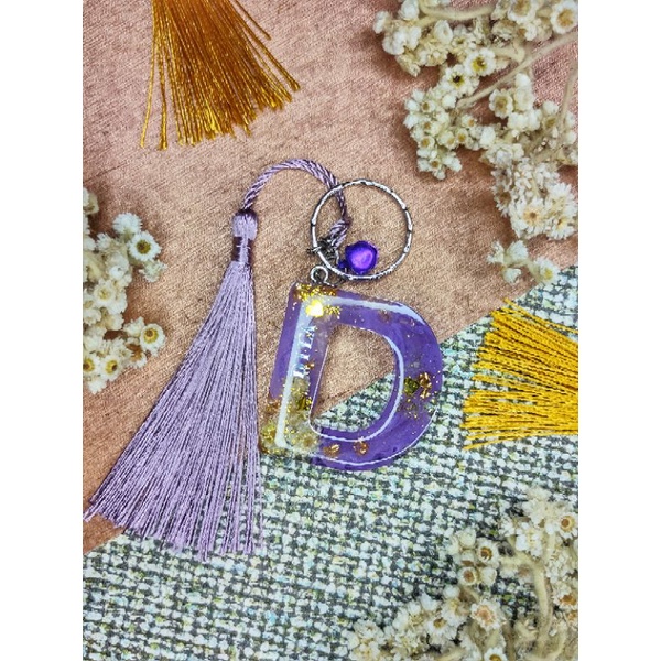 Jual Gantungan Kunci Keychain Alphabet Huruf Inisial Nama (Custom ...