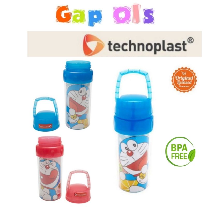 Jual TECHNOPLAST Doraemon Tumbler With Handle 500ml TECHNOPLAST Botol ...