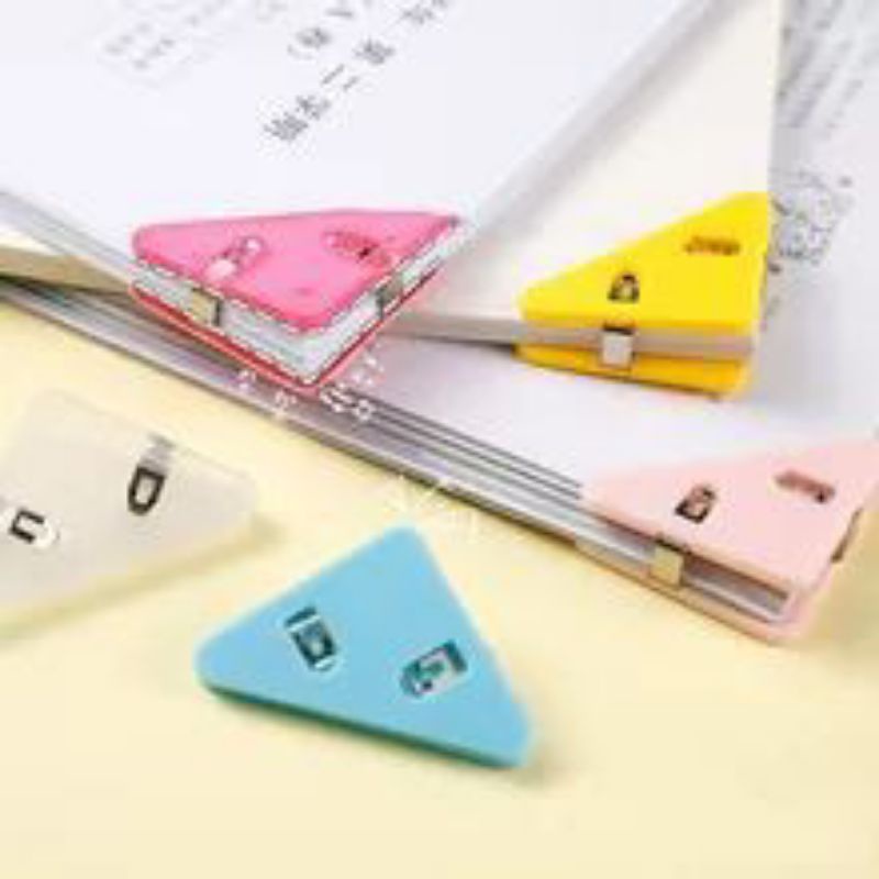 Jual Penjepit Kertas Akrilik Penjepit Sudut Kertas Segitiga Acrylic ...