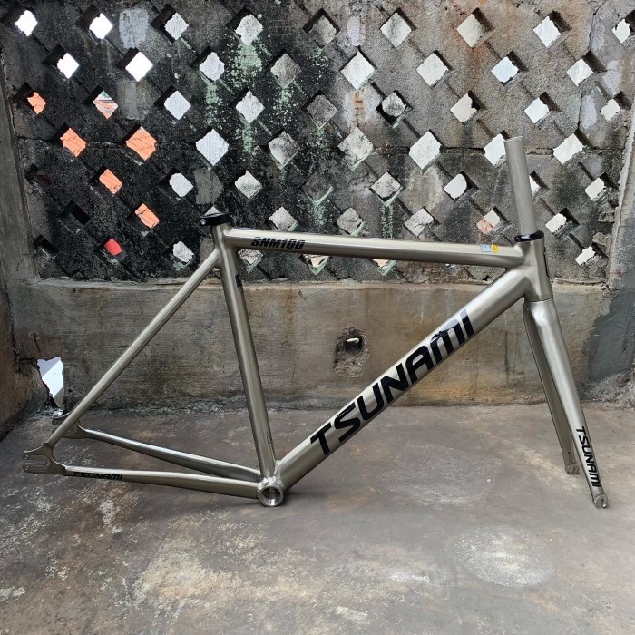 Jual Frame Tsunami Snm100 Frameset Fixie Single Speed | Shopee Indonesia