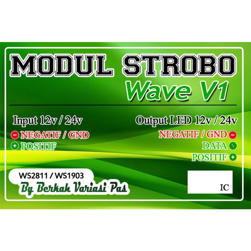 Jual Modul Strobo Wave / Gelombang Versi 1 Led WS2811 atau sejenis 4 ...