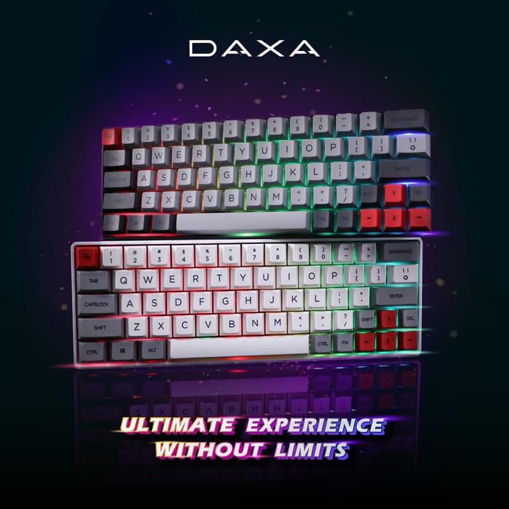 Jual Rexus DAXA M64 Ultimate Wireless - M-64 Mechanical Gaming Keyboard ...