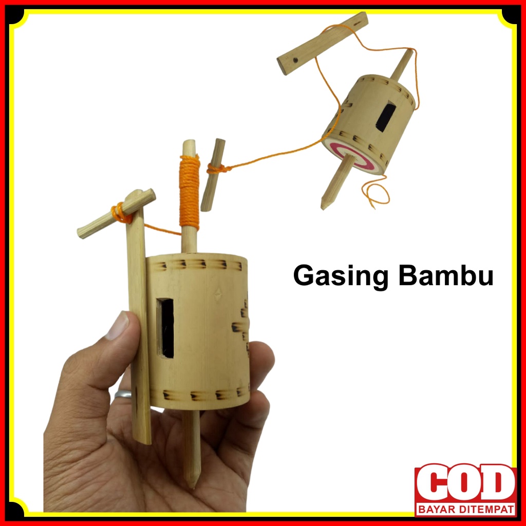 Jual Gasing / Gangsing Bambu Mainan Tradisional / Dapat Berbunyi ...