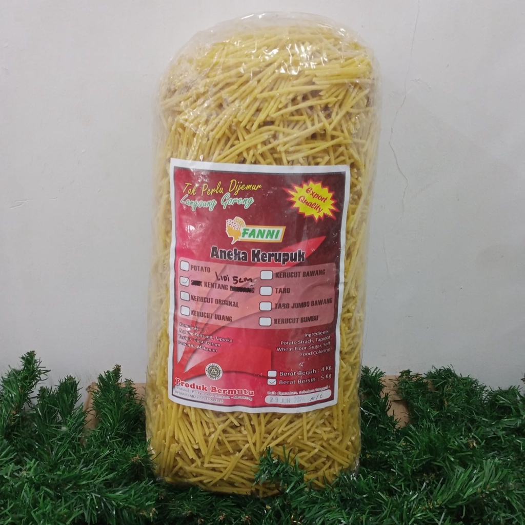 Jual kerupuk potato lidi stick 5cm @5kg | Shopee Indonesia
