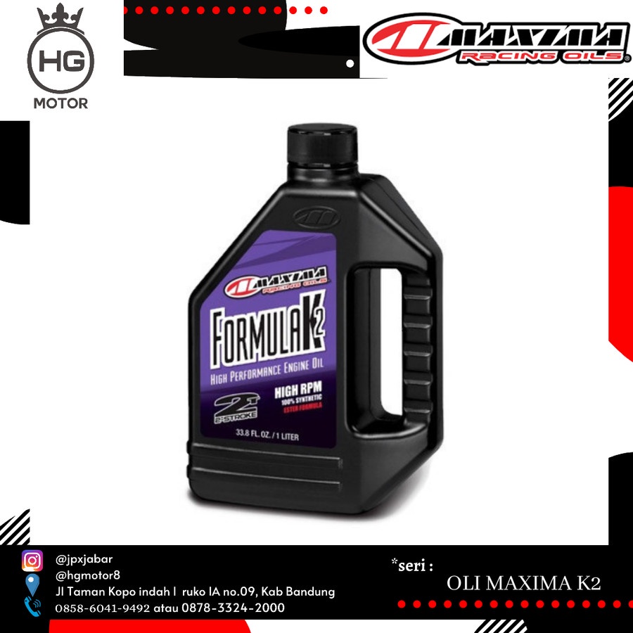 Jual OLI SAMPING RACING 2T MAXIMA FORMULA K2 2 TAK HIGH PERFORMANCE MURAH | Shopee Indonesia