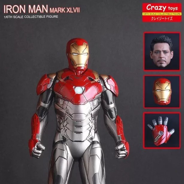 Jual Action Figure Avengers Crazy Toys Iron Man Mark 47 Ironman MK XLVII | Shopee Indonesia