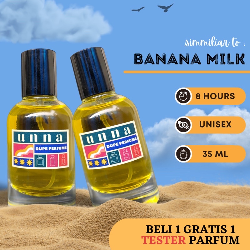 Jual BANANA MILK - UNNA PERFUME - PARFUM TAHAN LAMA PRIA WANITA ...