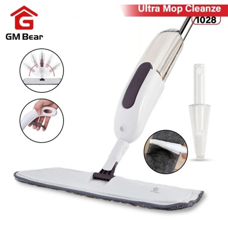 Jual GM Bear Spray Mop Putih Praktis 1028 Ultra Mop Cleanze white Pel ...