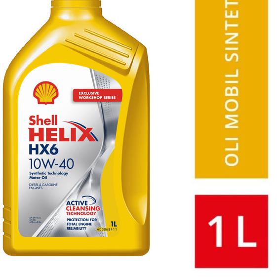Jual Oli Mesin Mobil Shell Helix HX6 10W-40 (1L) | Shopee Indonesia