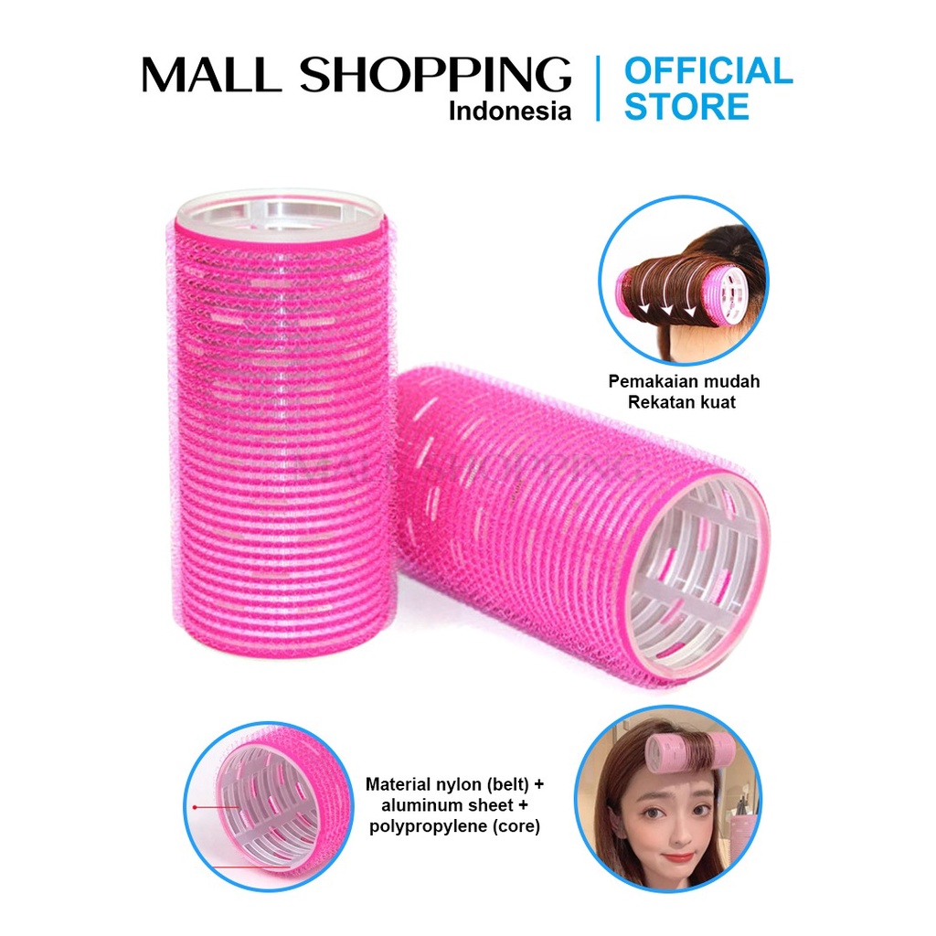 Jual Rambut Roll 1 Pcs Rollan Rambut Gulung / Roll Poni Keriting ...