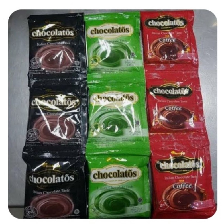Jual chocolatos dring dengan rasa macha isi(10)pcs | Shopee Indonesia