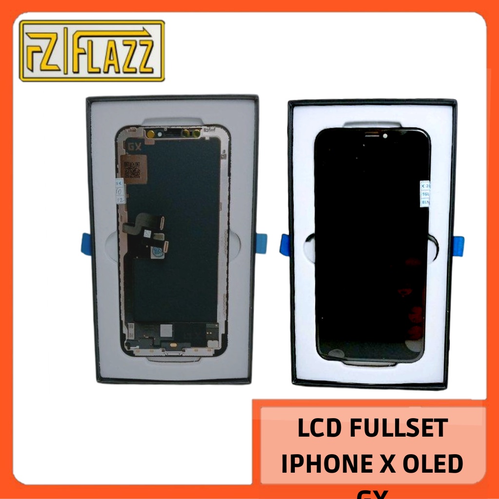 Jual LCD FULLSET IPHONE X FULL LAYAR KUALITAS OLED GX OLED FLY INCELL RX RUNXING | Shopee Indonesia