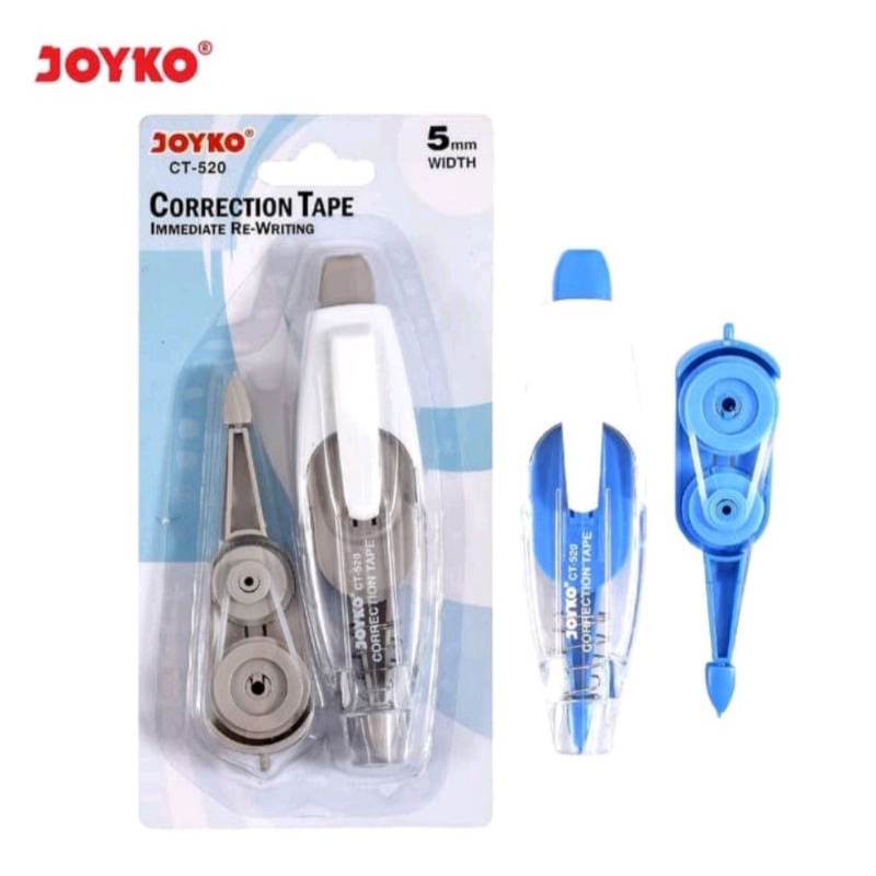 Jual Tip-ex Roll Kertas + Refil Joyko CT-520 Correction Tape | Shopee ...
