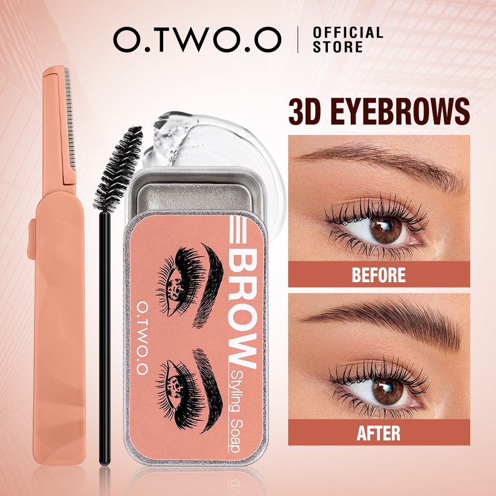Jual O.TWO.O Eyebrow Soap Brow Sculpt Lift Brow Styling Soap Waterproof ...