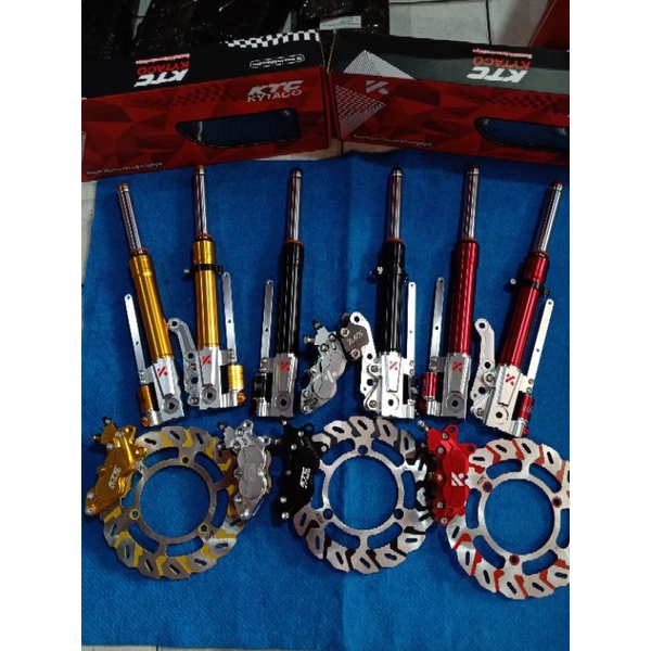 Jual shock depan ktc kytaco depan set nmax/aerox 155 old new plus ...